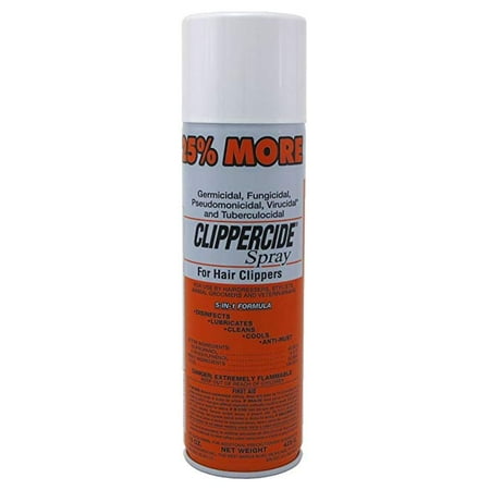 Clippercide Pressurized Spray for Hair Clippers 5-in-1 Anti-Rust ...