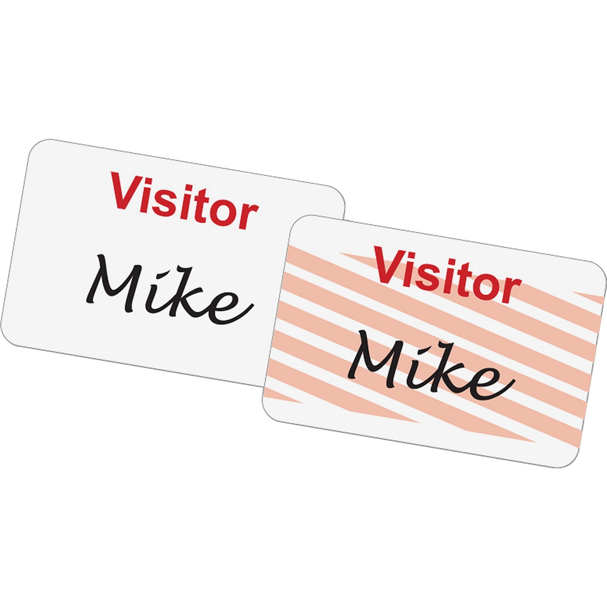 Baumgartens Sicurix Self-ExpandingiRing Visitor Badges - Walmart.com