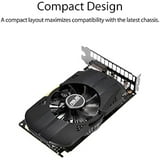 ASUS AMD Radeon RX 550 4G Single Fan Video Card, Graphics GPU PC Gaming ...