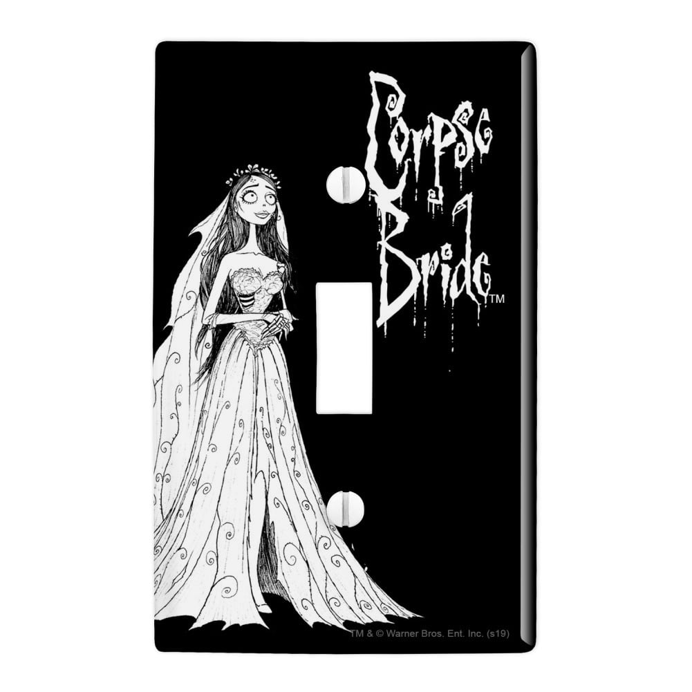Corpse Bride Logo and Silhouette Plastic Wall Decor Toggle Light Switch ...