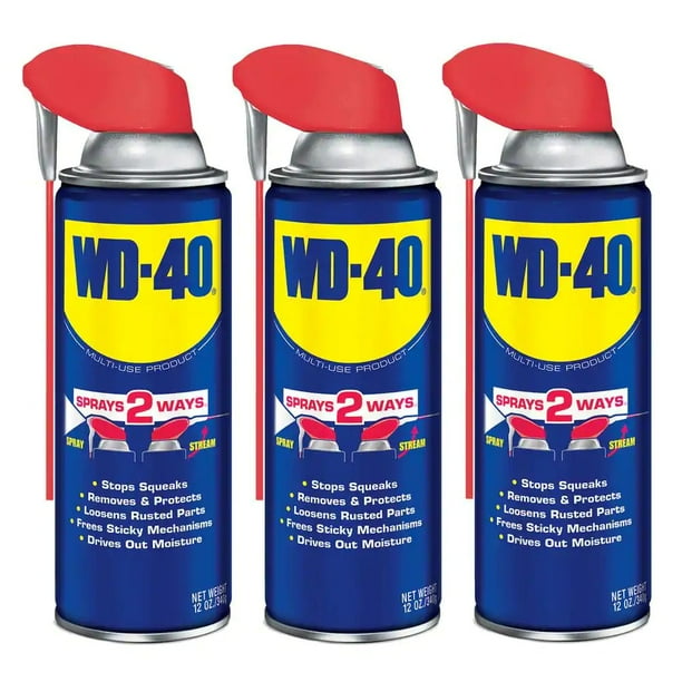 12 oz. Original WD-40 Formula, Multi-Purpose Lubricant Spray 3-Pc ...