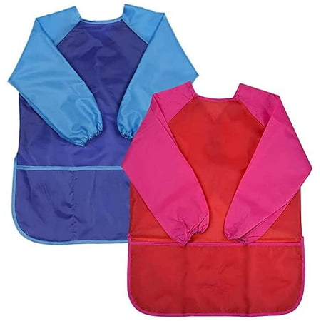 Painting for Children, Kids Art , Waterproof Painting Smocks with Long ...
