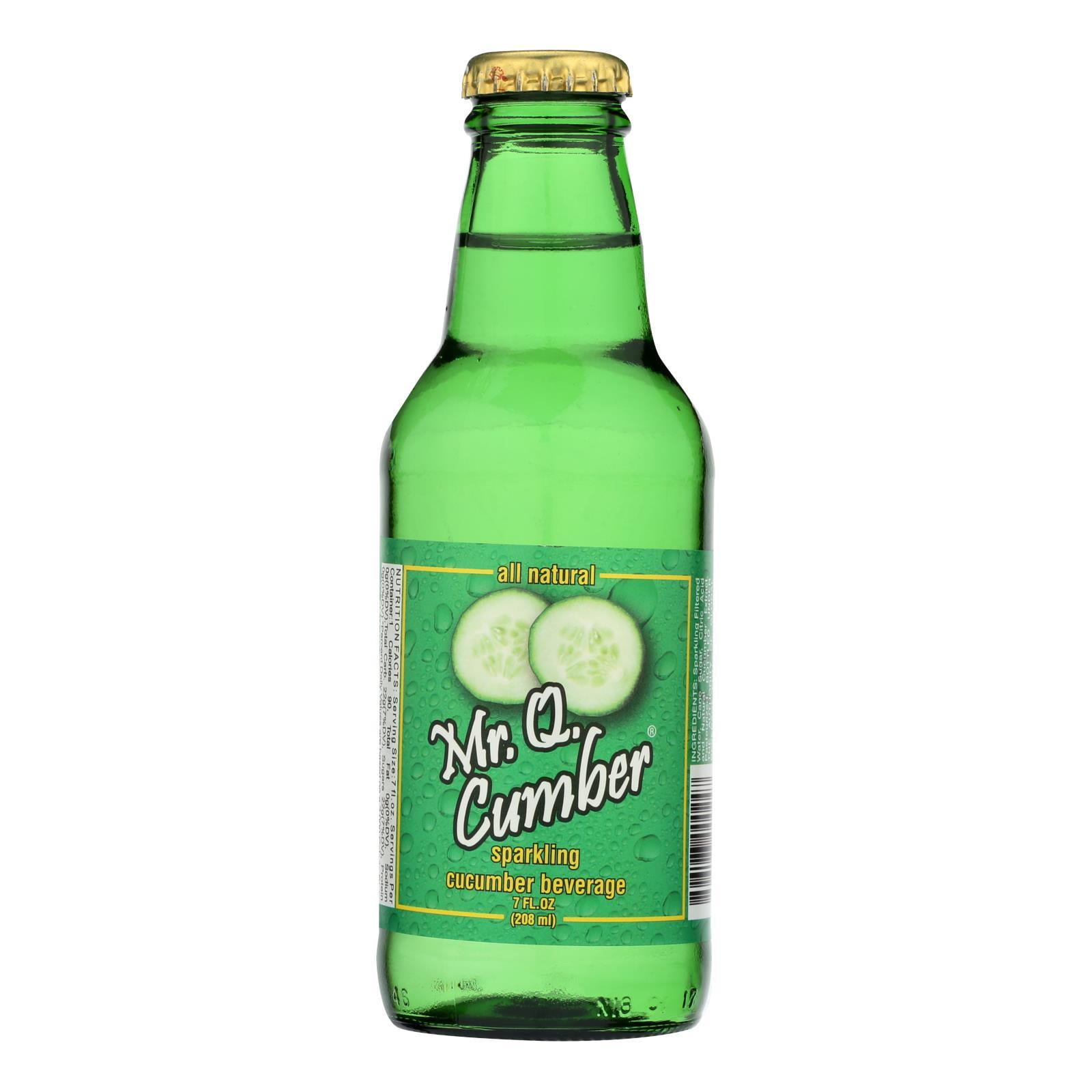 Mr. Q.Cumber Sparkling Beverage - Case of 24 - 7 OZ - Walmart.com