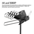 HDTV Antenna 1080P Outdoor, Amplified UHF VHF, Attic-Mount, 150 Miles ...