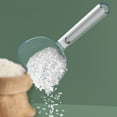 Rice Spoon Non-Stick Rice Scoop with Scale Easy to Clean Long Handle ...