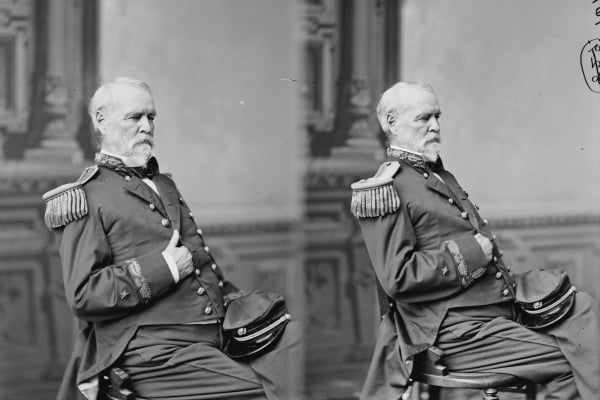 Print: Powell, Adm. Levin M. U.S.N., circa 1865 - Walmart.com