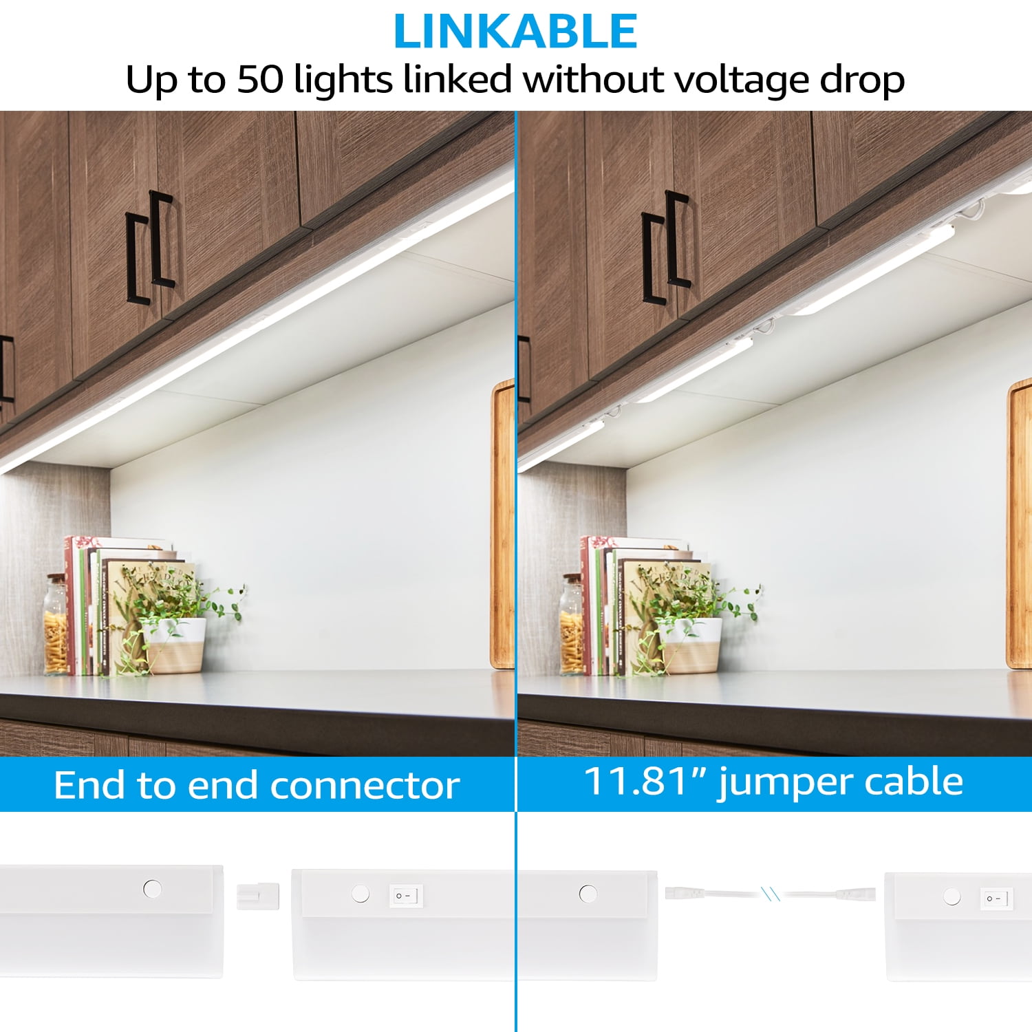 Led Under Cabinet Lighting Hardwired Linkable | Cabinets Matttroy