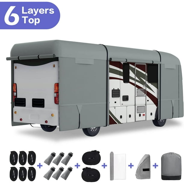 Umbrauto RV Cover Class A 2022 Upgraded 6 Layers Anti-UV Top Panel ...