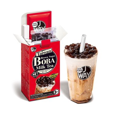 The Ultimate DIY Bubble Tea Kit 4 Flavors of Boba Bubble Tea Drink, 24 ...