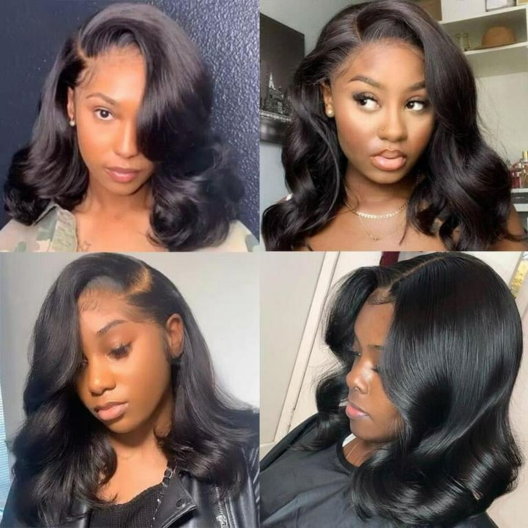 Brazilian Body Wave Hairstyles With Side Parts