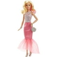 Barbie Pink and Fabulous Light Pink Gown Doll - Walmart.com
