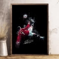 CR Bicycle Kick Art Poster, Iconic Goal Sports Fan Gift, Modern ...