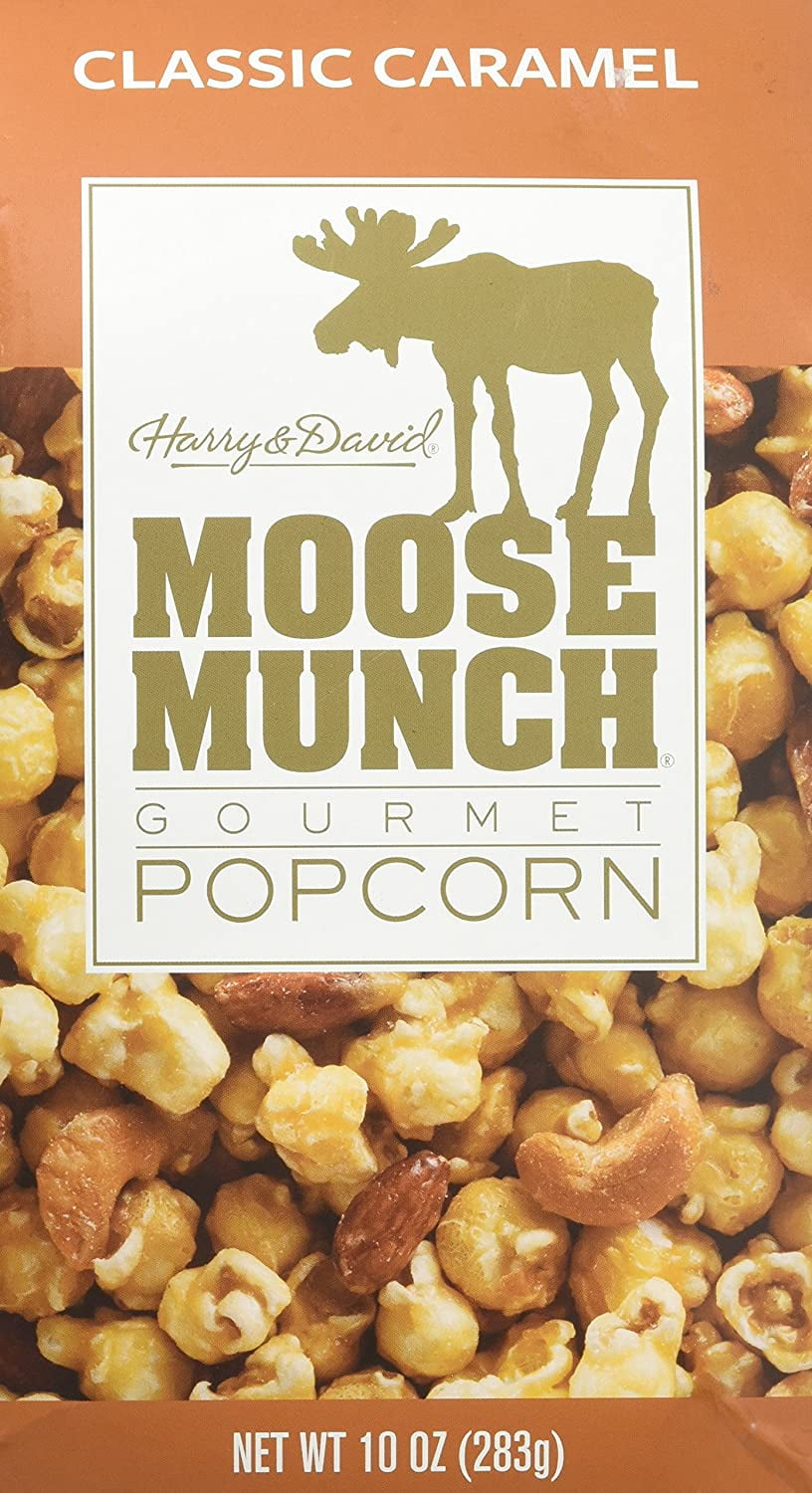 Harry & David Moose Munch Gourmet Popcorn Classic Caramel 10 oz Package ...