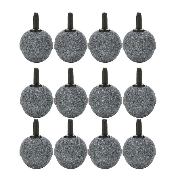 12pcs 20 X20mm Durable Round Air Stone Mineral Bubble Diffuser ...