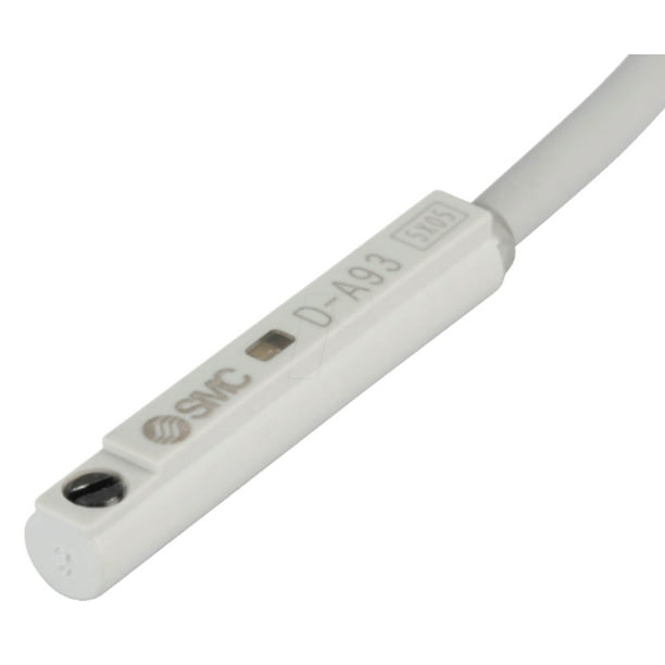 D-A93L SMC D-A9 Series Reed Switch, 3m Fly Lead, Groove Mounted Mounted ...