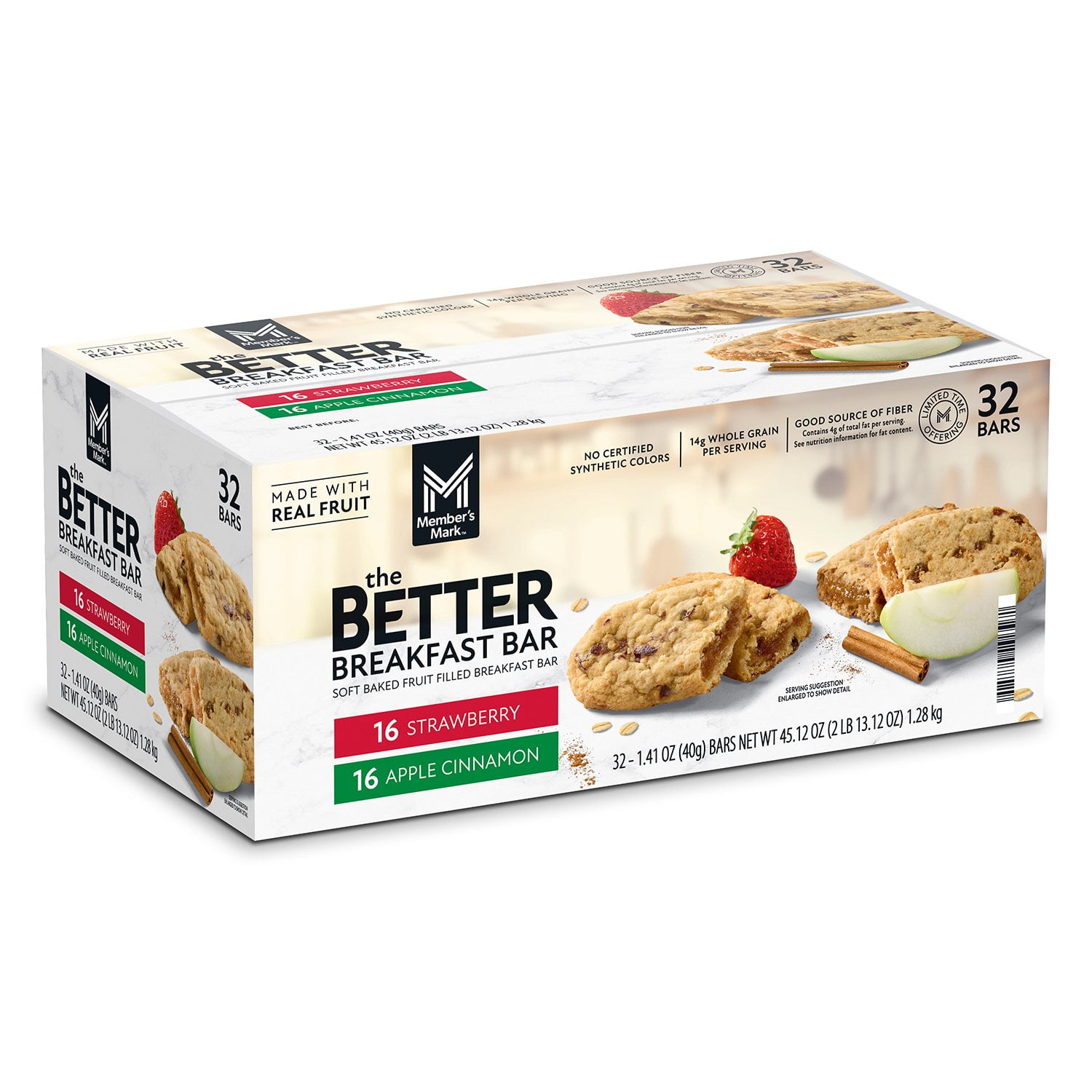 Member's Mark Better Breakfast Bars, 32 ct. - Samsclub.com