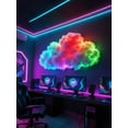 DIY Thundercloud LED Light with Remote & App Control, USB Wall Mount ...