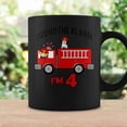 Birthday 4 Year Old Fire Fighter Truck Firetruck Coffee Mugs - Walmart.com