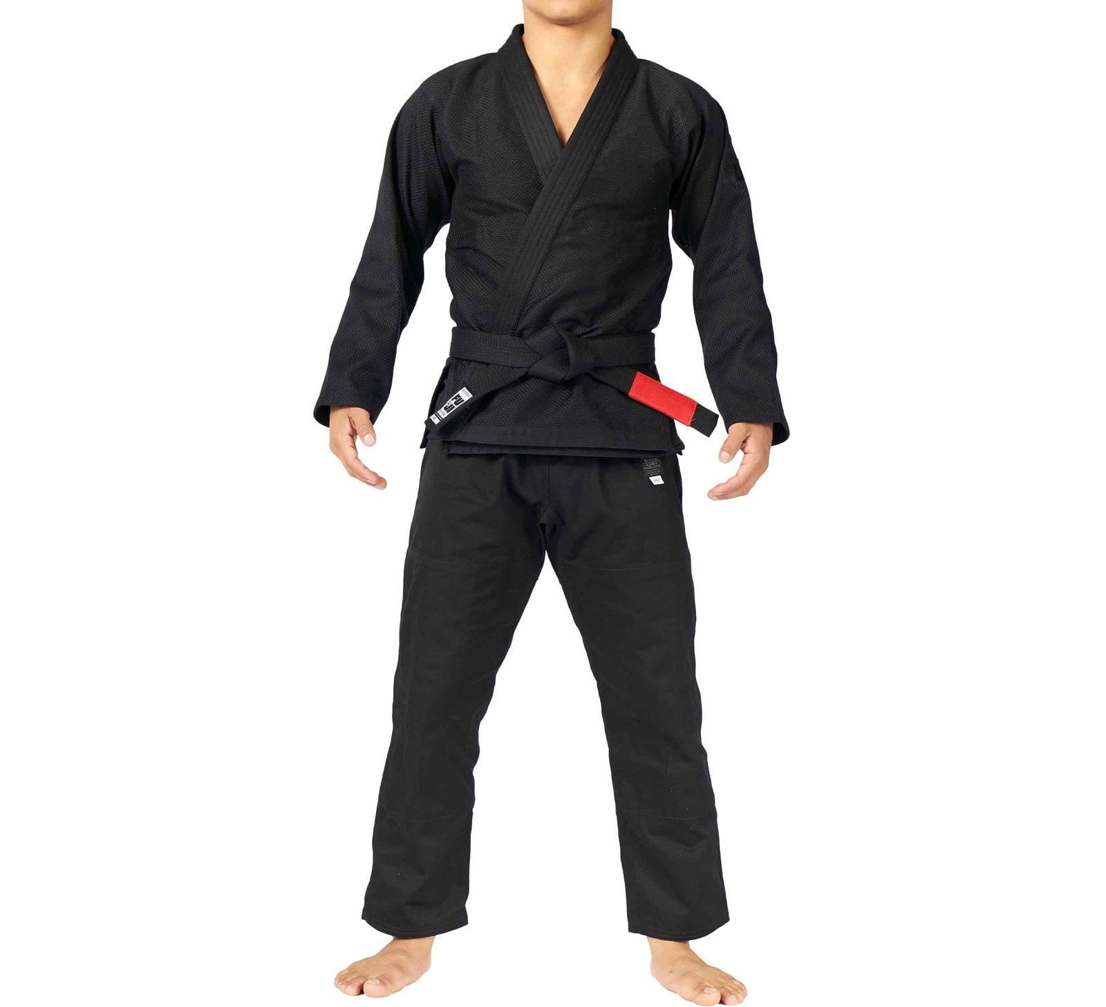 Fuji All Around Brazilian Jiu Jitsu BJJ Gi - Blackout Black on Black ...