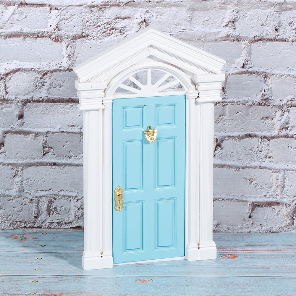 Tebru Birch Mini Door Model, Dollhouse Door, DIY European‑Style Houses ...