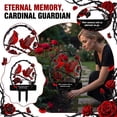 Cardinal Memorial Garden Stake Eternal Memory Tribute Metal Cemetery ...