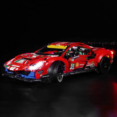 Bmatwk Led Lighting Kit for (Technic Ferrari 488 GTE AF Corse #51 ...