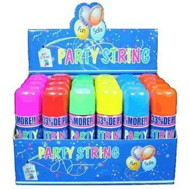 24 Pack of Party Silly String Spray for Kid's Events/Celebrations ...