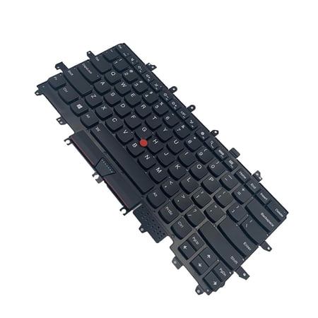 keepw US Keyboard Black Backlit Office Mute Apparatus Smooth Surface ...