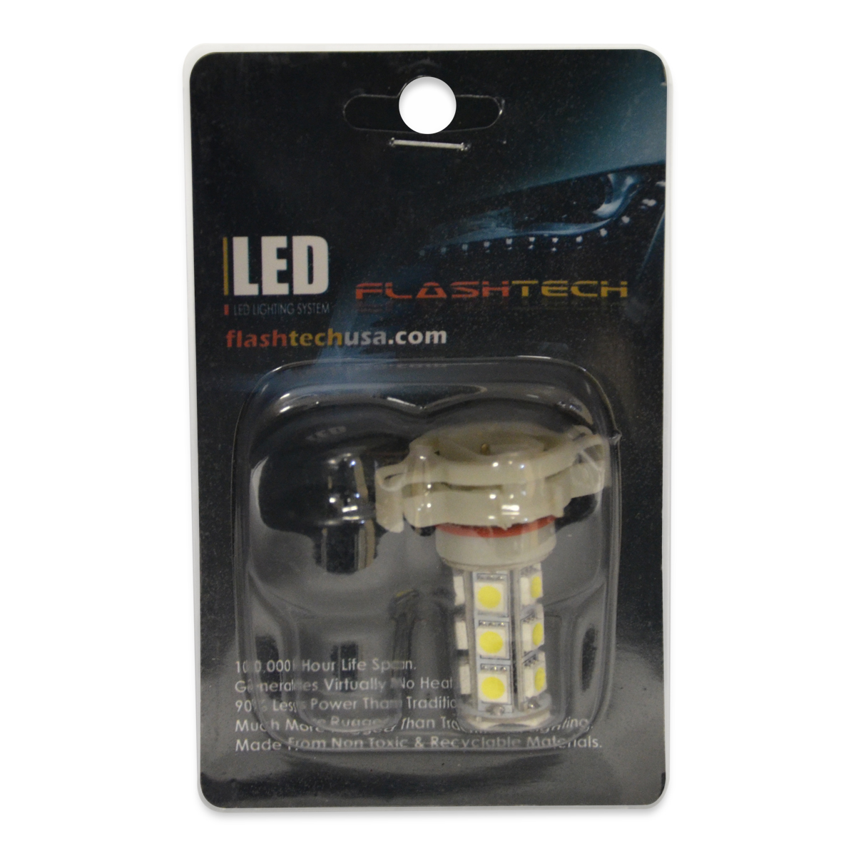 Flashtech 5202 - 6000K Cool White SMD LED Fog Light Bulbs - Plug-n-Play ...