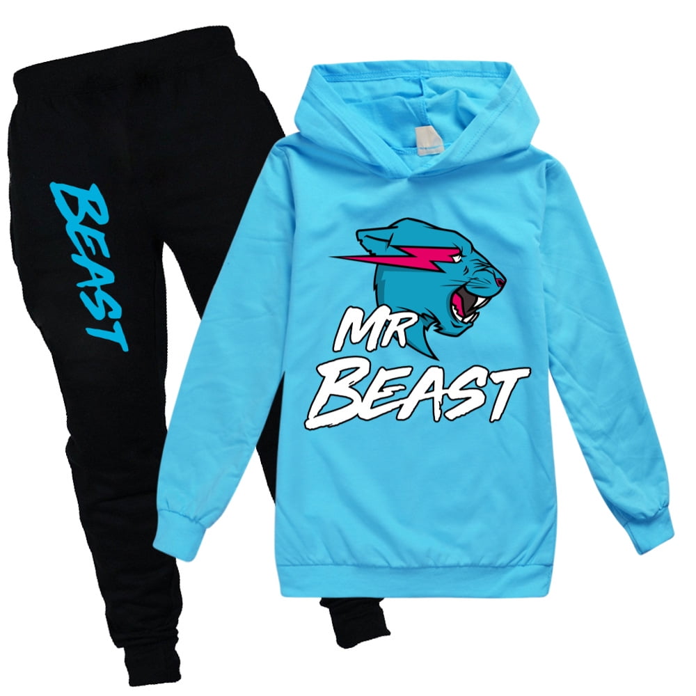 Click here for Quanty Mr Beast Cartoon Hoodie Casual Sweatshirt A... prices