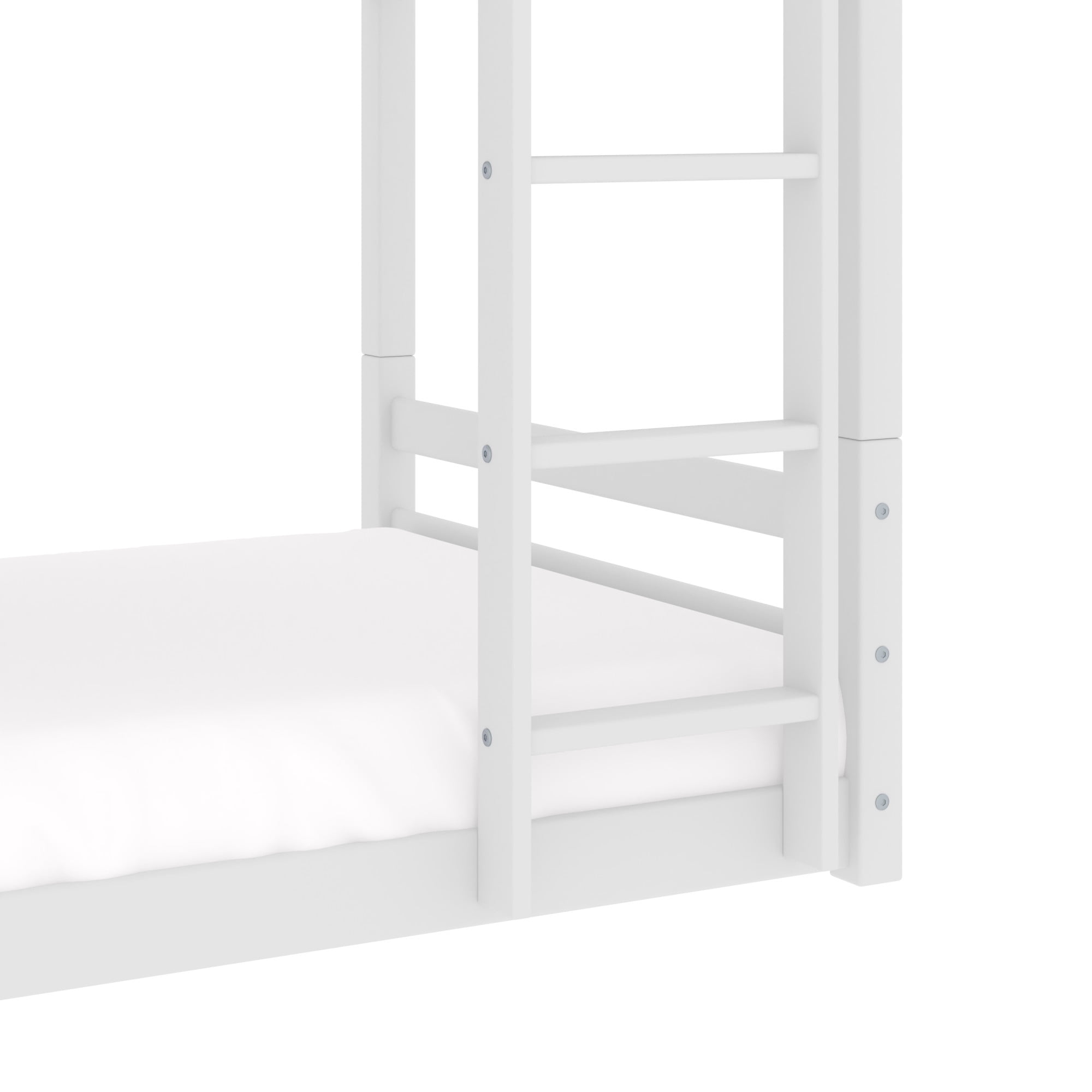 Campbell Wood Twin over Twin Floor Convertible Bunk Bed Campbell Wood Twin over Twin Floor Convertible Bunk Bed