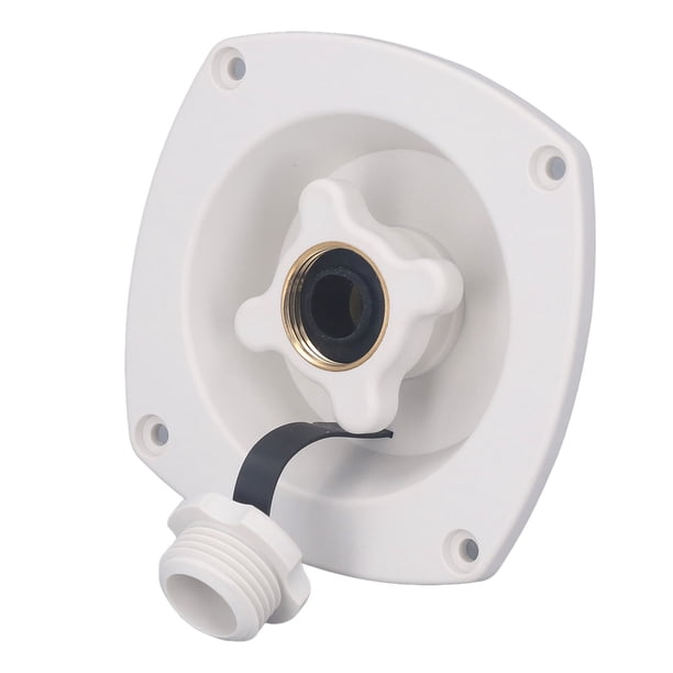 RV City Water Inlet with Quick Connector, RV Wall Mount Water Inlet ...