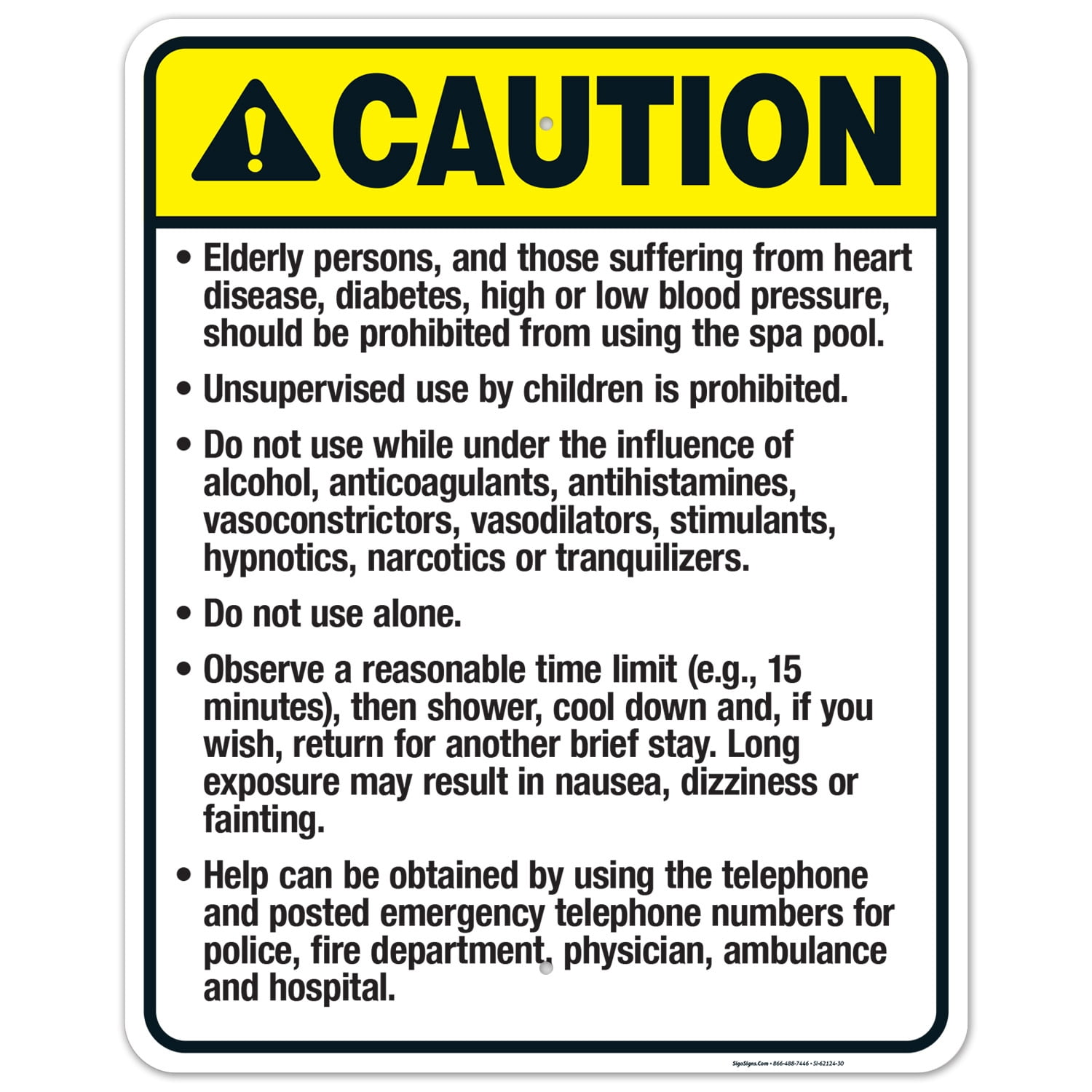 New York Caution Sign, Complies With State Of New York Pool Safety Code ...