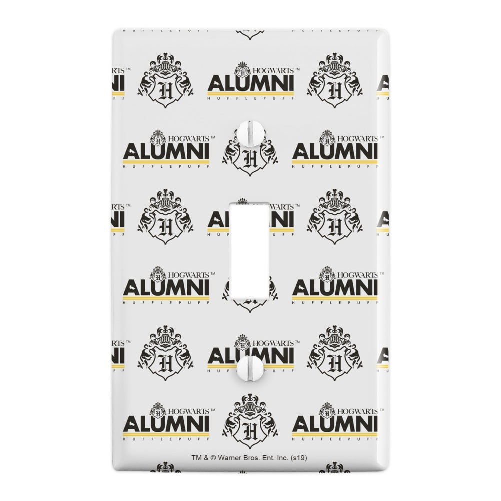 Harry Potter Hufflepuff Alumni Plastic Wall Decor Toggle Light Switch ...