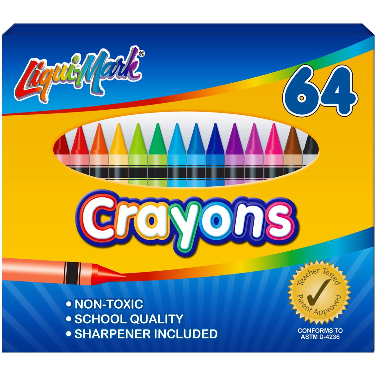 Liqui-Mark Crayons 64/Pkg- | Walmart Canada