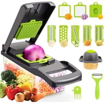 MegaChef 8 in 1 Multi-Use Slicer Dicer and Chopper with Interchangeable ...