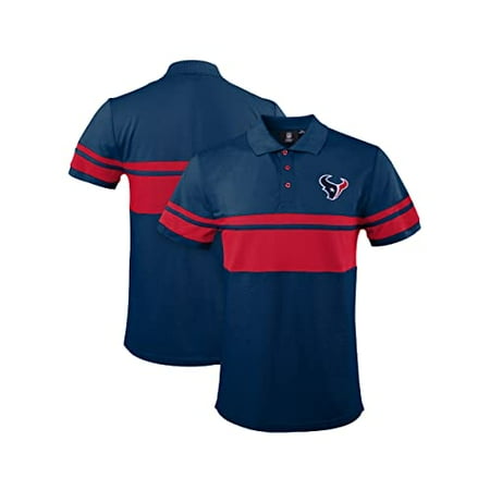 FOCO NFL Football Team Color Chest Stripe Men's Polo Shirt, Houston Texans, Large | Walmart Canada