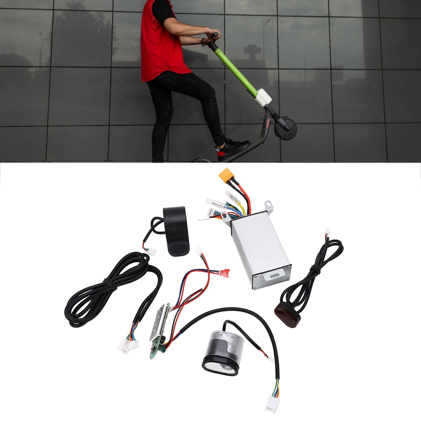 Electric Scooter Controller Kit, 36V 350W Electric Scooter Controller ...