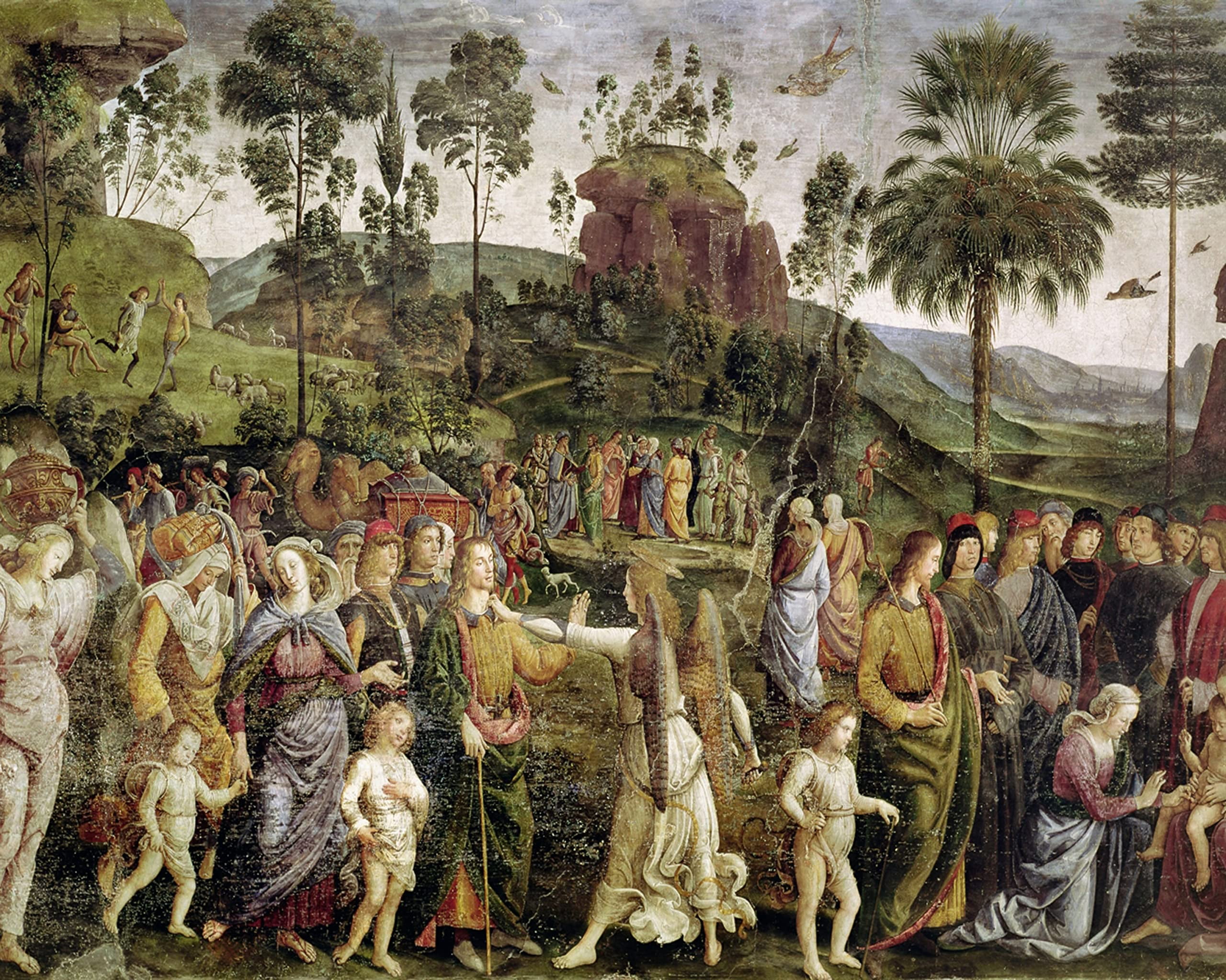 Catholic print picture - MOSES' JOURNEY TO EGYPT VA - 8" x 10" ready to ...