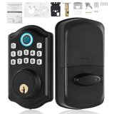 KFFKFF Fingerprint Access Door Lock, Key-Free Entry with Fingerprint ...