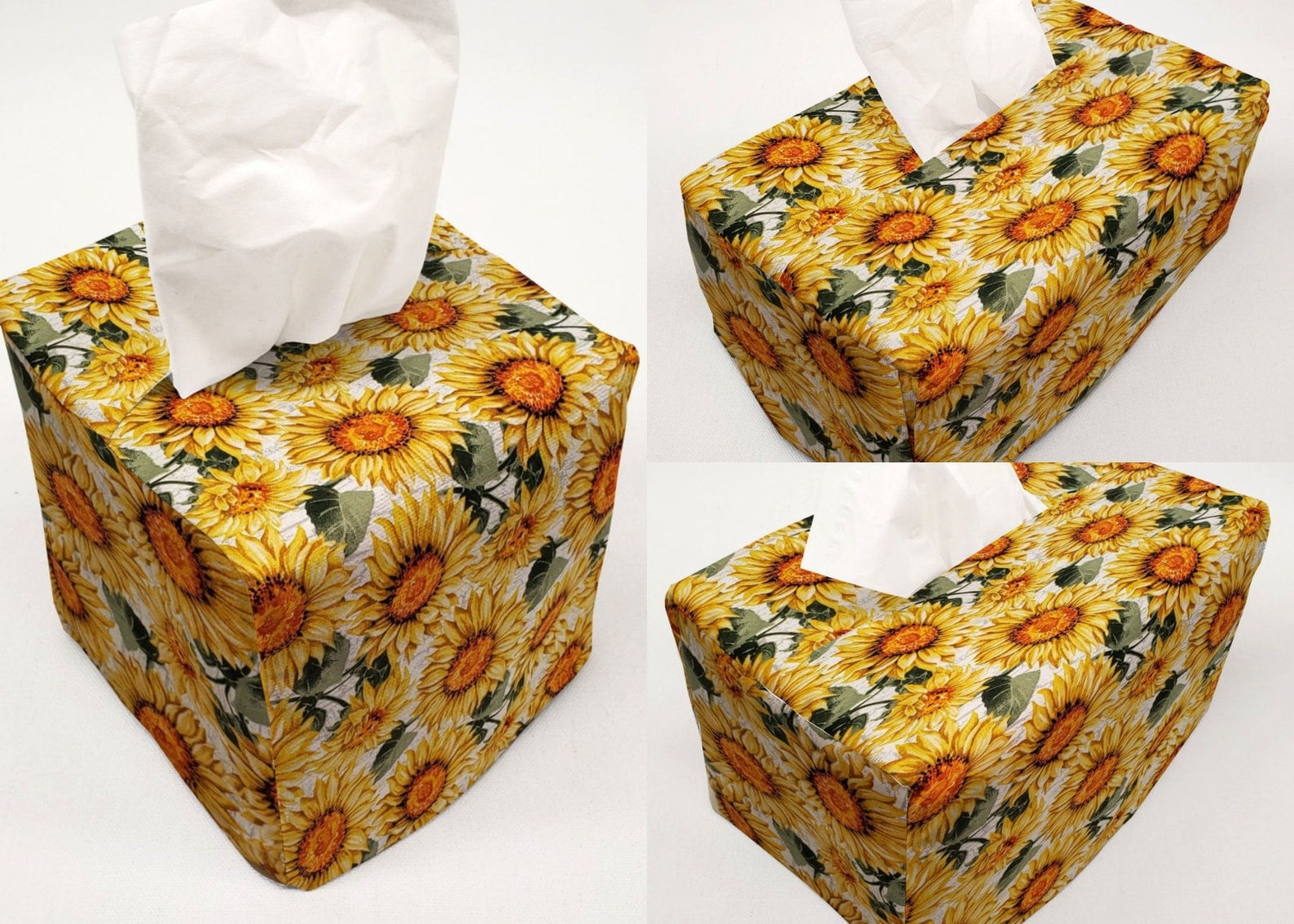 Harvest Sunflowers Tissue Box Cover by Penny's Needful Things (Cube ...