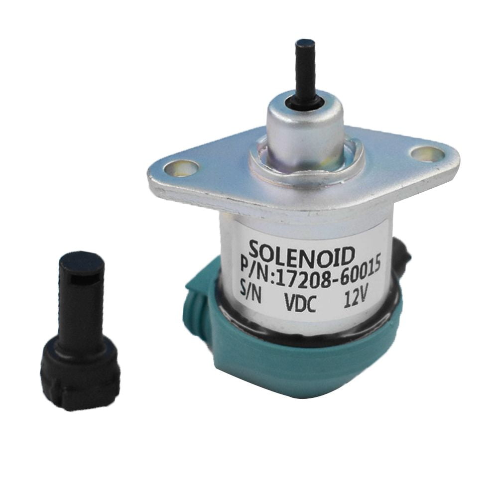 Labwork Engine Fuel Solenoid 17208-60015 Fit for Kubota Tractor D905 ...