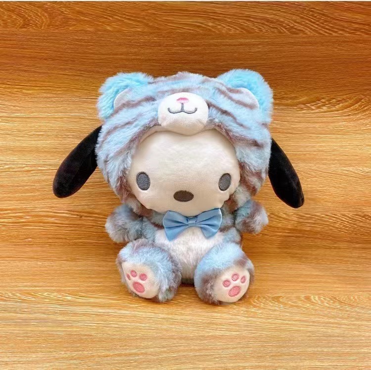 20cm lindo Sanrio peluche Diy My Melody Kuromi Purin llavero Anime ...