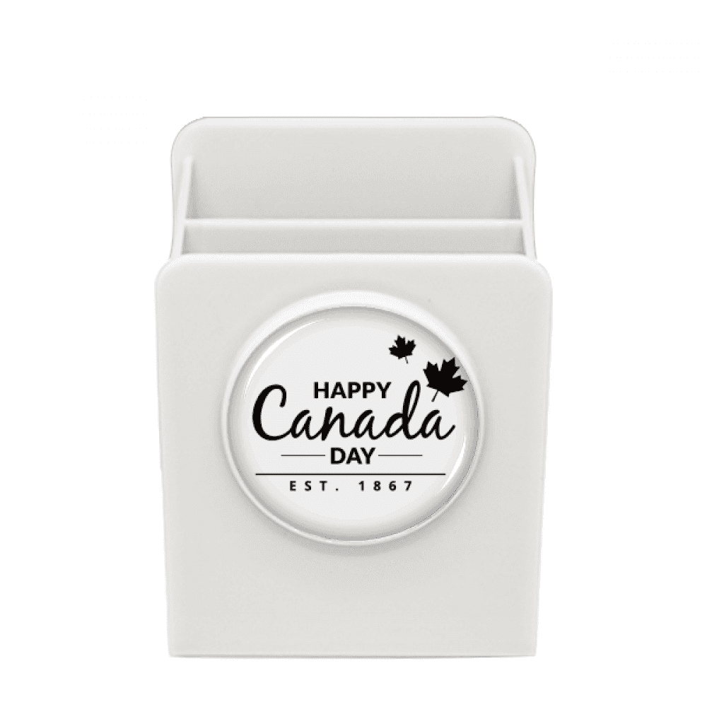 Maple Happy Canada Day 4th Of July Slogan Desk Pencil Holder Cup Pen ...