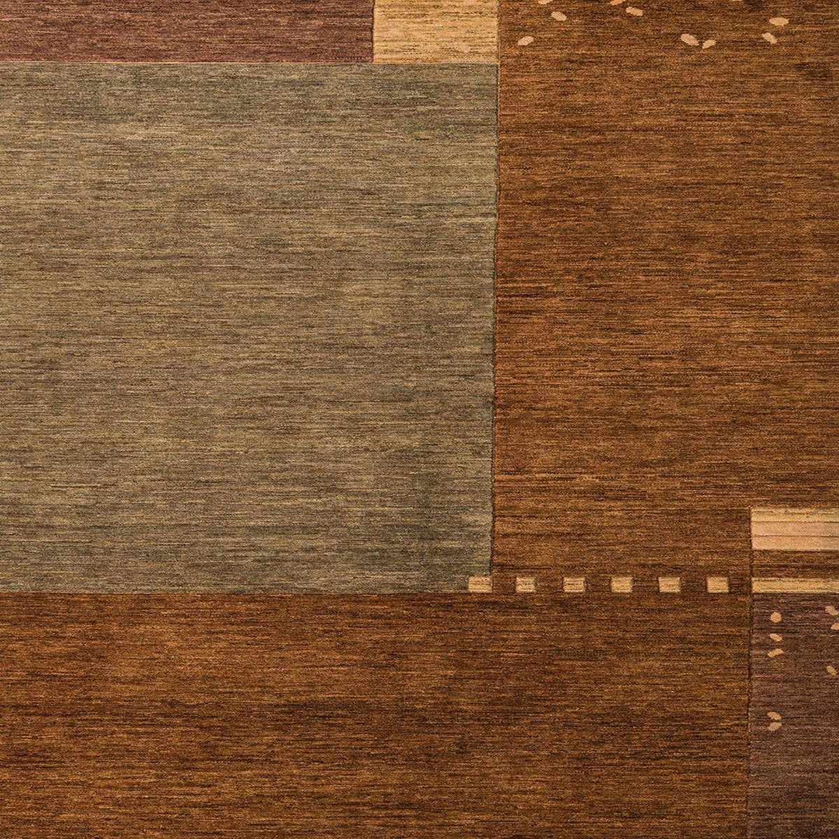 Ahgly Company Indoor Square Abstract Red Abstract Area Rugs, 7' Square ...