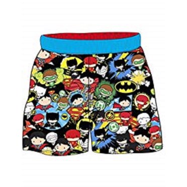 Justice League Batman Superman Swim Trunks (Toddler Boys) - Walmart.com