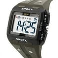 Oversized Digital Watch Big Numbers Easy to Read 5ATM Water Resistant ...