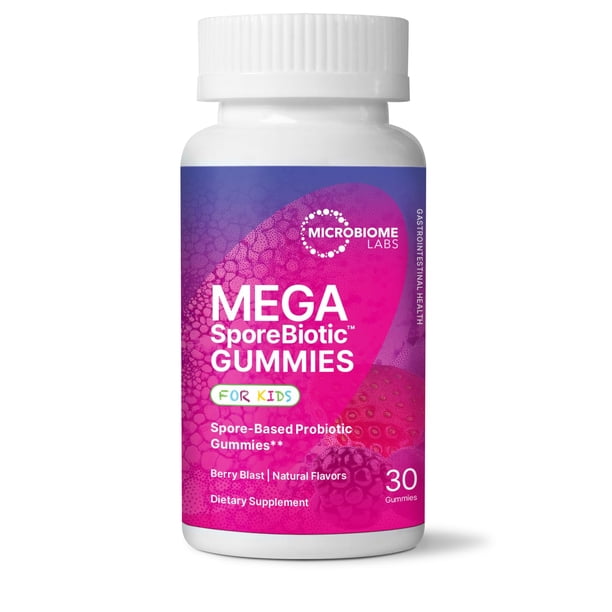 Probiotic Microbiome Labs MegaSporeBiotic Kids 30 gomitas | Walmart en ...