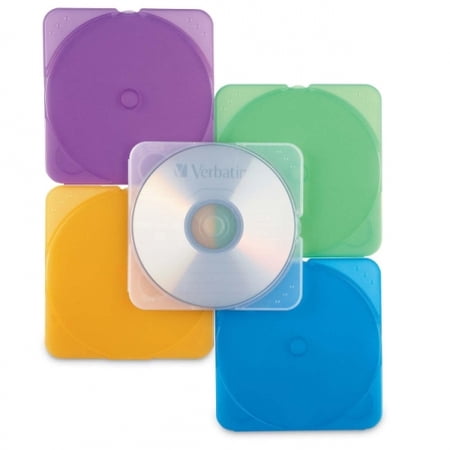 Verbatim CD/DVD Color TRIMpak Cases - 10pk, Assorted | Walmart Canada