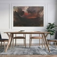 The Great Day of His Wrath John Martin Painter Poster Canvas Wall Art ...